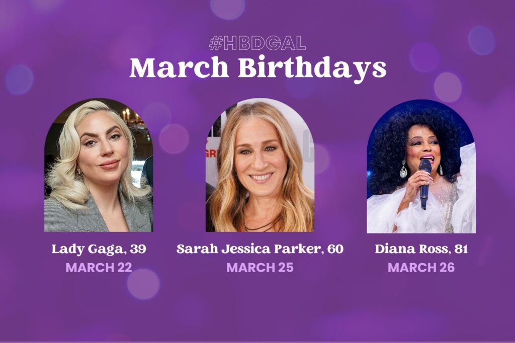 Who was born in March? See celebrity birthdays like Sarah Jessica ...