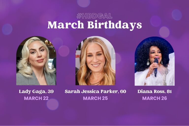 Who was born in March? See celebrity birthdays like Sarah Jessica ...